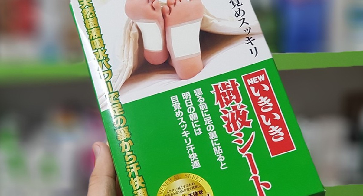Miếng dán thải độc chân Kenko Nhật Bản - Hộp 30 miếng