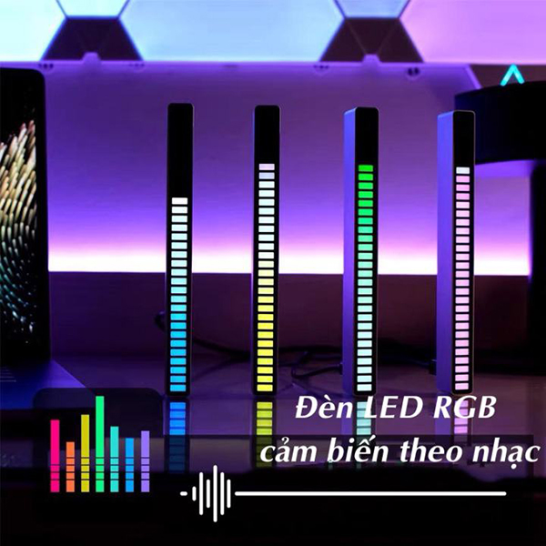 Thanh đèn led RBG nháy theo nhạc trang trí phòng