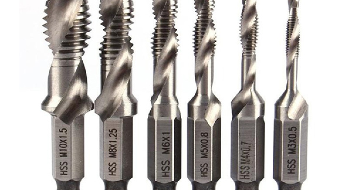 Bộ 6 mũi taro tạo ren M3 – M10 chuôi lục giác độ cứng cao